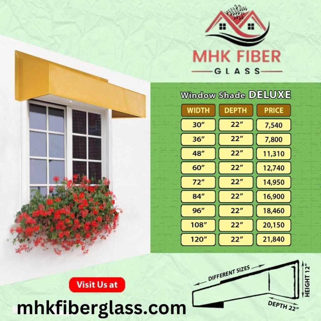 Premium Fiber Window Shades in Pakistan | MHK Fiber Glass