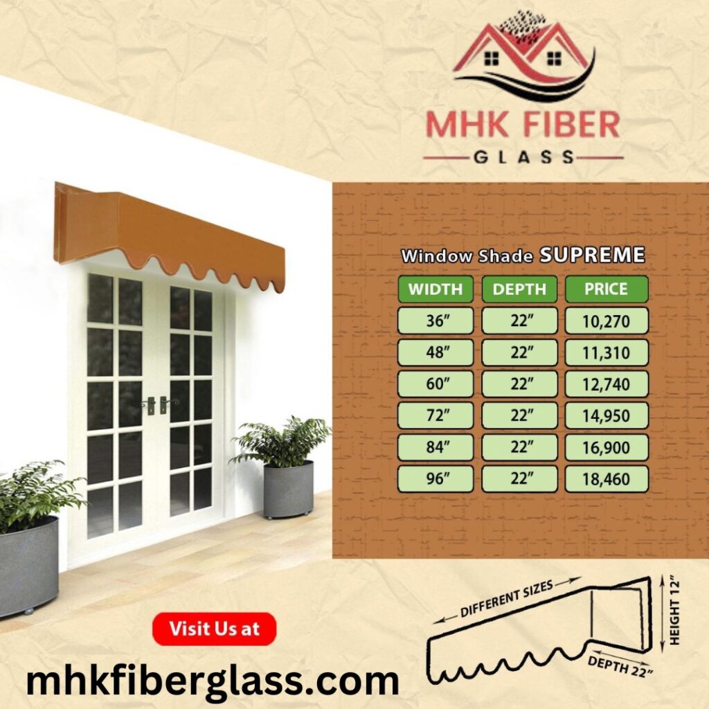 Premium Fiber Window Shades in Pakistan | MHK Fiber Glass